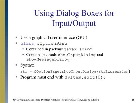 Ppt Chapter 3 Introduction To Objects And Inputoutput Powerpoint
