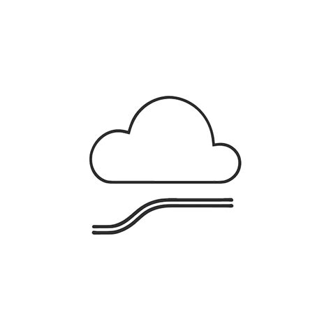 Premium Vector Cloud Stroke Icon Vector Illustration Line Art