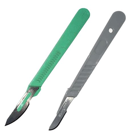 Disposable Scalpel Carbon Steel Sterile Surgical W Graduated Handle