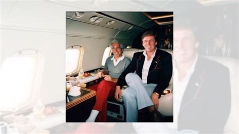 Is This A Real Photo Of Trump And Epstein On A Private Plane