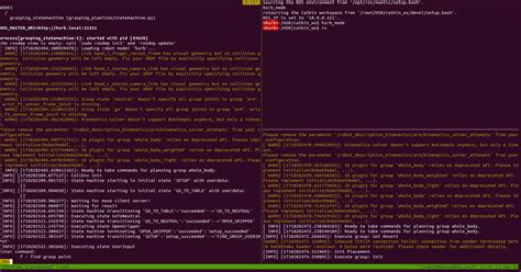 Starting The Grasping Pipeline Grasping Pipeline Documentation