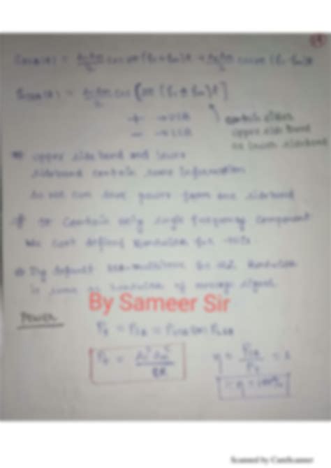 SOLUTION Ssb Sc Modulation Pdf Studypool