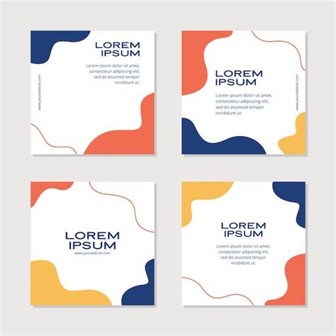 Premium Vector Modern Social Media Post Template
