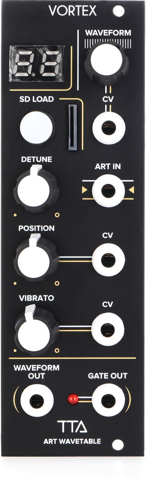 Tiptop Audio Vortex Art Wavetable Dual Oscillator Eurorack Module
