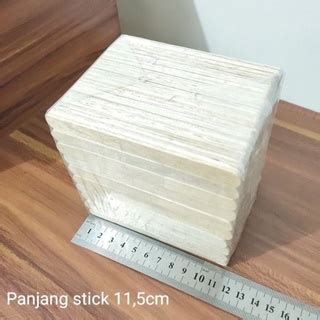 Jual Stik Es Krim Polos Stick Ice Cream Isi 500pcs Stik Kayu