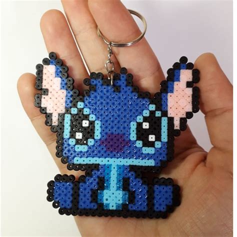 Personagem Stitch Lilo And Stitch Hama Beads Perler Beads Pixel Art