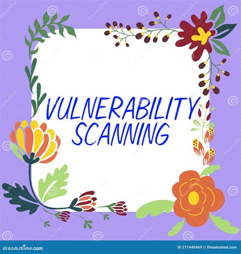 Sign Displaying Vulnerability Scanning Business Showcase Defining
