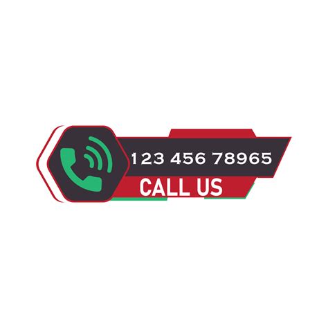 Call Label Button With Phone Emblem On A Message Bubble Logo Design