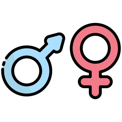 Sex Generic Outline Color Icon