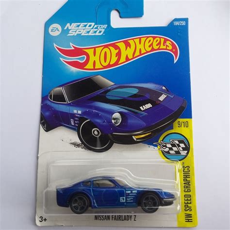Hot Wheels Nissan Fairlady Z HW SPEED GRAPHICS Need For Speed Blue 1