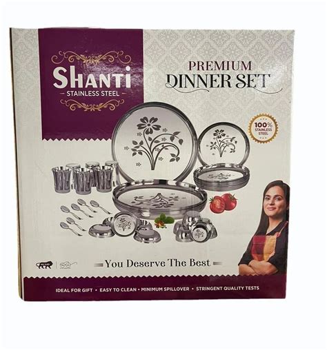 36 Piece Premium Stainless Steel Dinner Set At ₹ 1500set Stainless