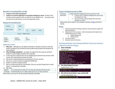 run k8s on local environment ppt