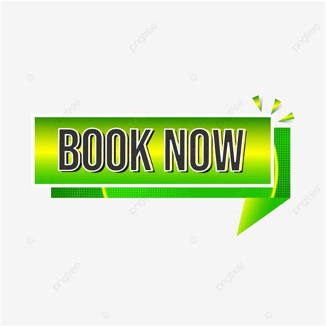 Book Now Sticker Design Vector Download Book Now Sticker Design