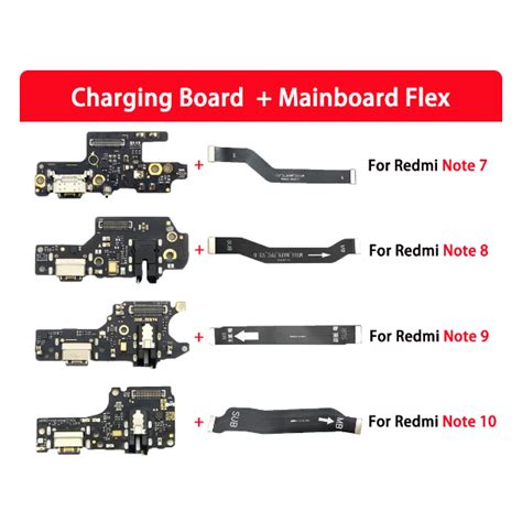 Kit Flex LCD Placa Conector Carga Para REDMI A C Redmi Redmi NOTE NOTE NPTE NOTE S