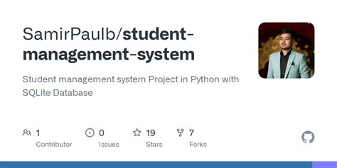 Github Samirpaulb Student Management System Student Management