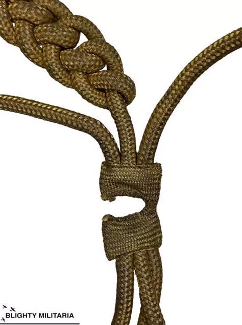 Original 1930s Raf Gold Aiguillette Shoulder Cord In General
