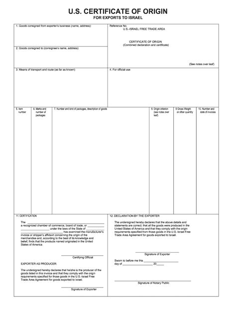 Usmca Certificate Of Origin Template Fill Out And Sign Online Dochub