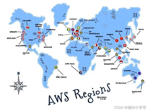 一张图看懂aws和其他云计算全球基础设施分布 知识点 知乎
