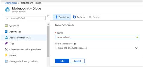 Xamarinforms Upload Image To Blob Storage
