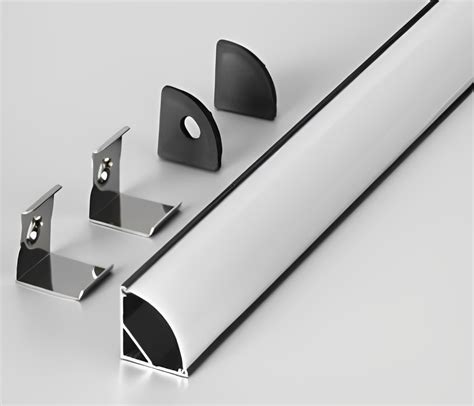 PERFIL CANTO 90º 16 X 16MM IP20 ALUMINIO VARA DE 2 METROS Loja