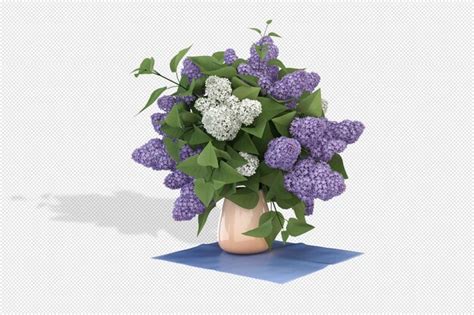 Premium PSD Plant 3d Rendering