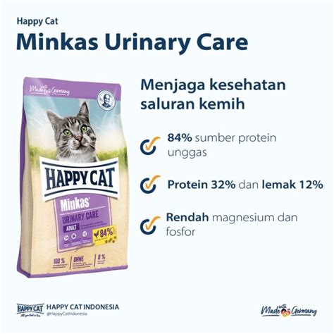 Jual HAPPY CAT MINKAS URINARY CARE Makanan Kucing Dewasa Shopee Indonesia