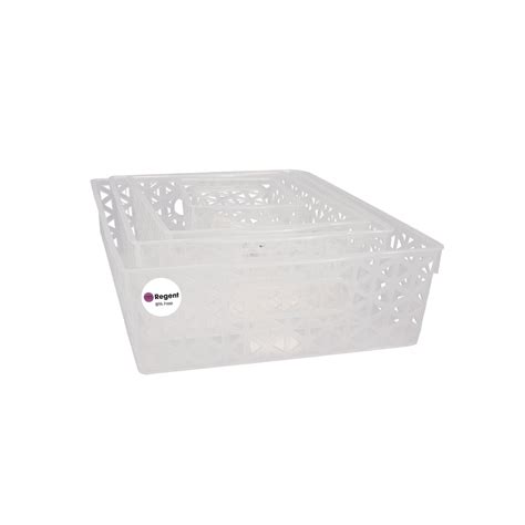 Regent Plastic Venice Basket Clear 6pce Value Pack Aabcde 310