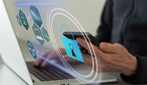 Cybersecurity And Privacy Concepts To Protect Data Lock Icon And