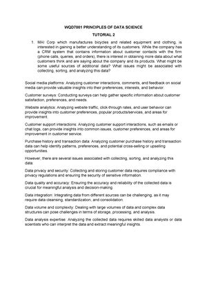 Wqd7001tut3 PRINCIPLES OF DATA SCIENCE TUTORIAL WQD7001 PRINCIPLES