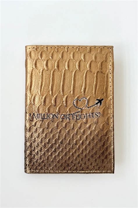 Gold Passport Holder Uzo Leather Bags