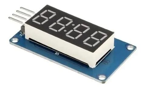 módulo tm1637 display 7 segmentos 4 dígitos arduino diy led à venda em