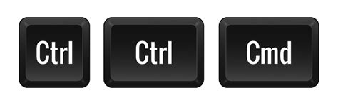 Ctrl Cmd Command Key Combination Keyboard Control Computer Shortcut