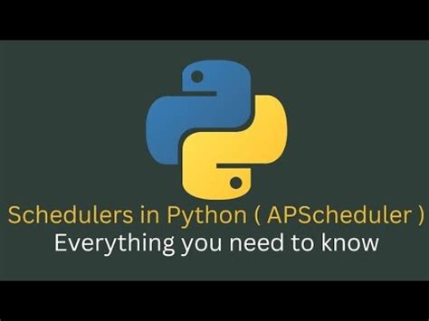 Python Scheduler Library APS Scheduler Schedule A Task In Python