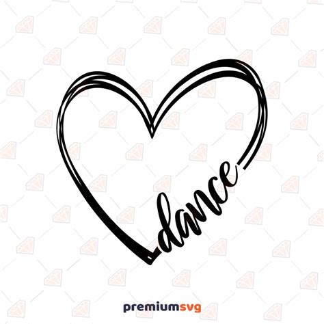 Ballet Dance Heartbeat Svg File Dancing Heart Beat Svg Premiumsvg