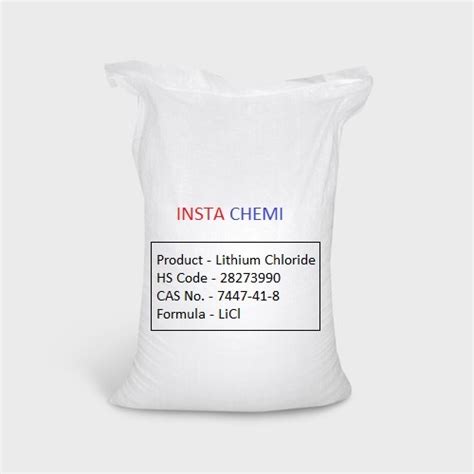 Lithium Chloride Application Industrial At Best Price In Noida Insta Chemi Private Limited