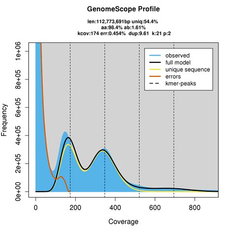 Ngs How To Interpret A GenomeScope Plot Bioinformatics Stack Exchange