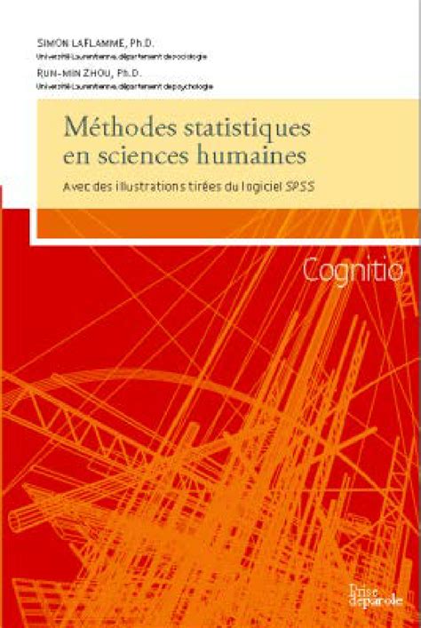 PDF Méthodes statistiques en sciences humaines Avec des illustrations tirées du logiciel SPSS