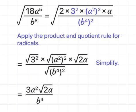 Simplifying Radical Expressions Mathmaster