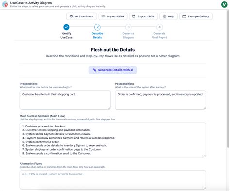 Ai Powered Use Case To Activity Diagram Generator Visual Paradigm