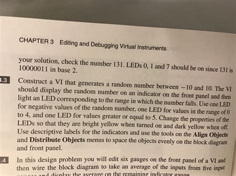 CHAPTER 3 Editing And Debugging Virtual Instruments Chegg