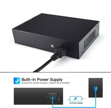 Poe 스위치 기가비트 스위치 이더넷 Ubiquiti Poe 스위치 4 8 16 포트 Poe 스위치 Sfp 표준 네트워크 101001000mbps 포함 전송 및 케이블