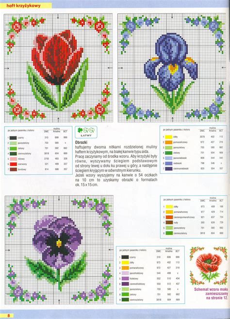 Pin by Галина Е on вышивка крестиком Cross stitch flowers Floral