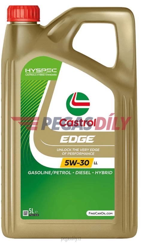 Motorový Olej 5w 30 Castrol Edge Titanium Fst Ll 5l New