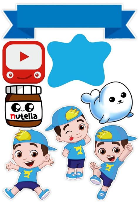 Topo De Bolo Lucas Neto Desenho Do Lucas Convites Festa Infantil