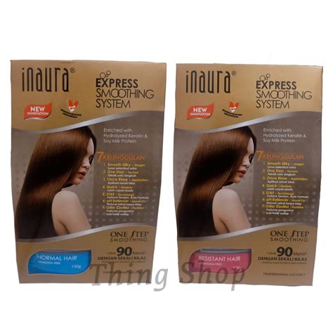 Jual INAURA ONE STEP EXPRESS SMOOTHING SYSTEM STEP 130GR PELURUS RAMBUT
