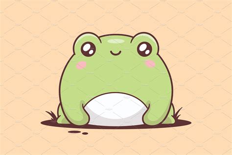 Cute Kawaii Printable Frogs Clipart Commercial Use Png Ph