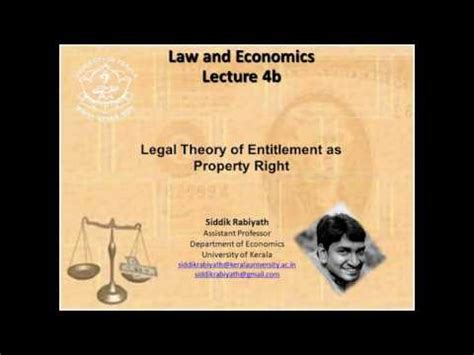 Law And Economics Lecture 04b YouTube