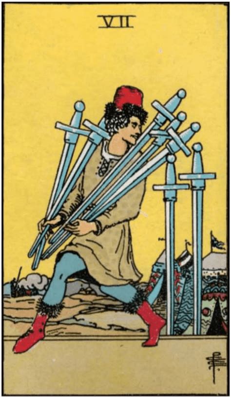 [타로] 소드7 Seven Of Swords 해석 가이드 2024 더메인타로