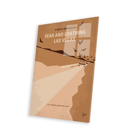 Icanvas Fear And Loathing Las Vegas Minimal Movie Poster Print On